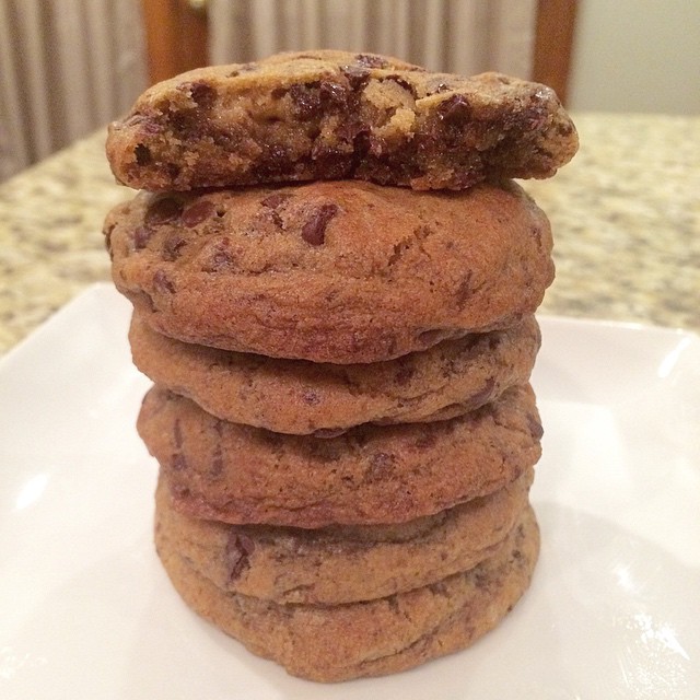 The Chippiest Chocolate Chip Cookies – Crunchy Salty Sweet